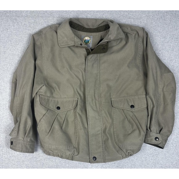 Jackets & Coats | Vintage Forest Club By Rainforest Jacket Mens L Olive ...